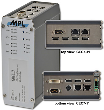 Ultra Compact Embedded Computer (CEC7) with Intel Atom processor