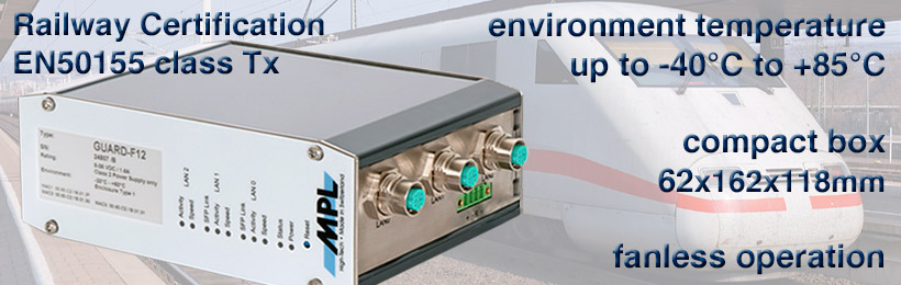 EN 50155 certified Firewall and Router solution for Railways and ...