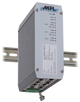 Industrial Firewall and Router with Gigabit Switch (GUARD-FS)